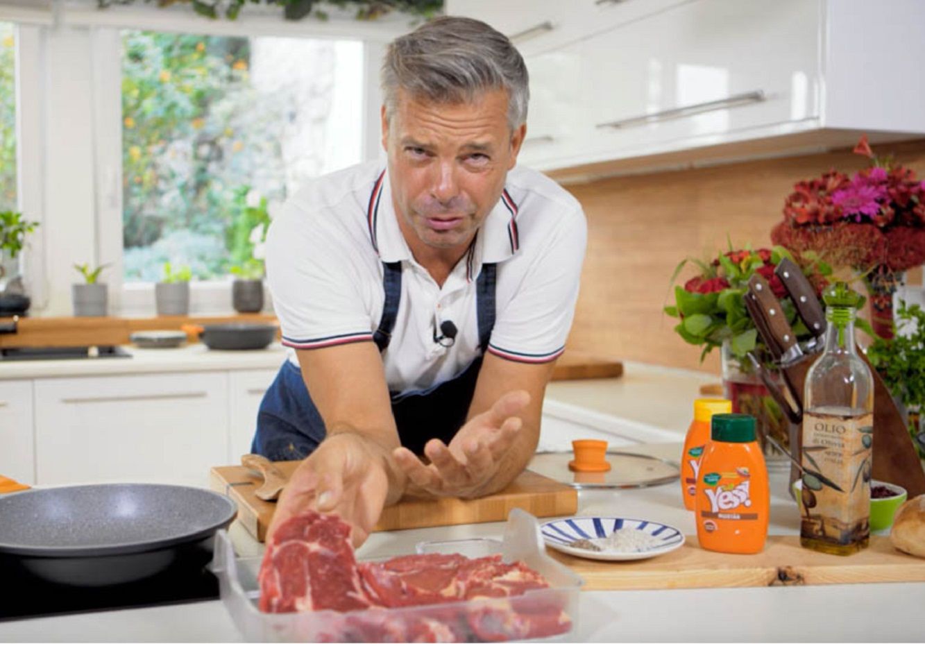 Mustáros marha steak - Lázár Chef